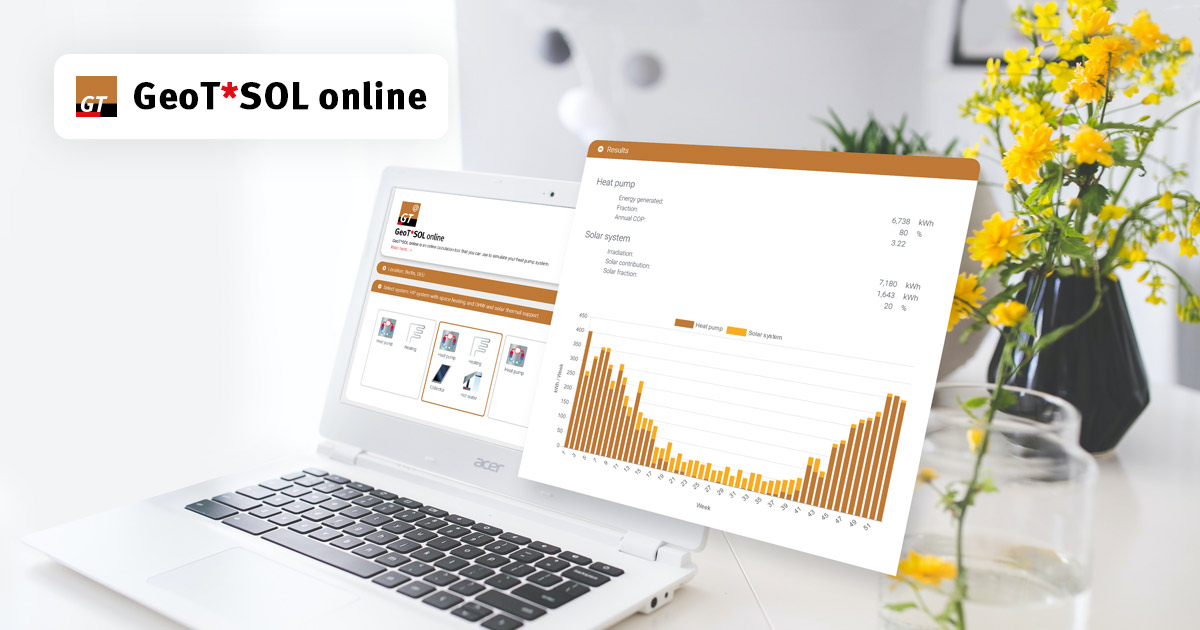 Kostenloser Wärmepumpen-Rechner | GeoT*SOL online
